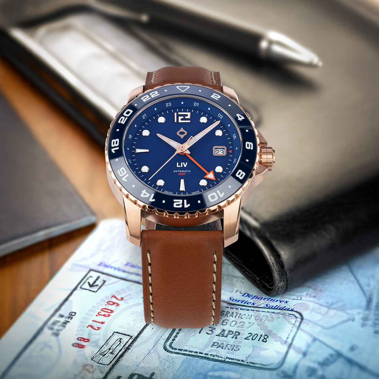 TREKKER GMT – LIV Swiss Watches