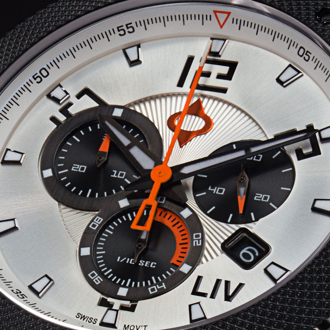 GX1 Dual Lume 1/10th Of a Sec Chrono – LIV Swiss Watches