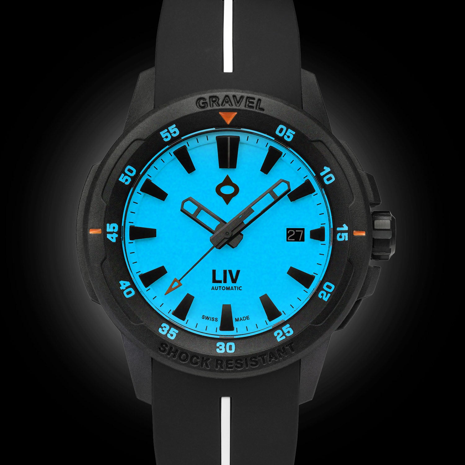 GRAVEL FULL LUME AUTO – LIV Swiss Watches