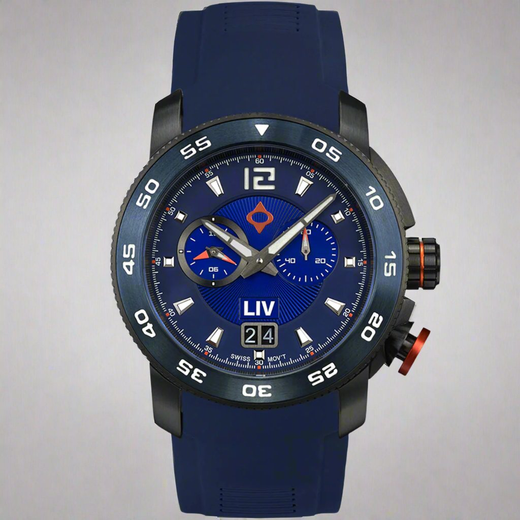 Pre-Loved GX Alarm Type-D Black Cobalt – LIV Swiss Watches