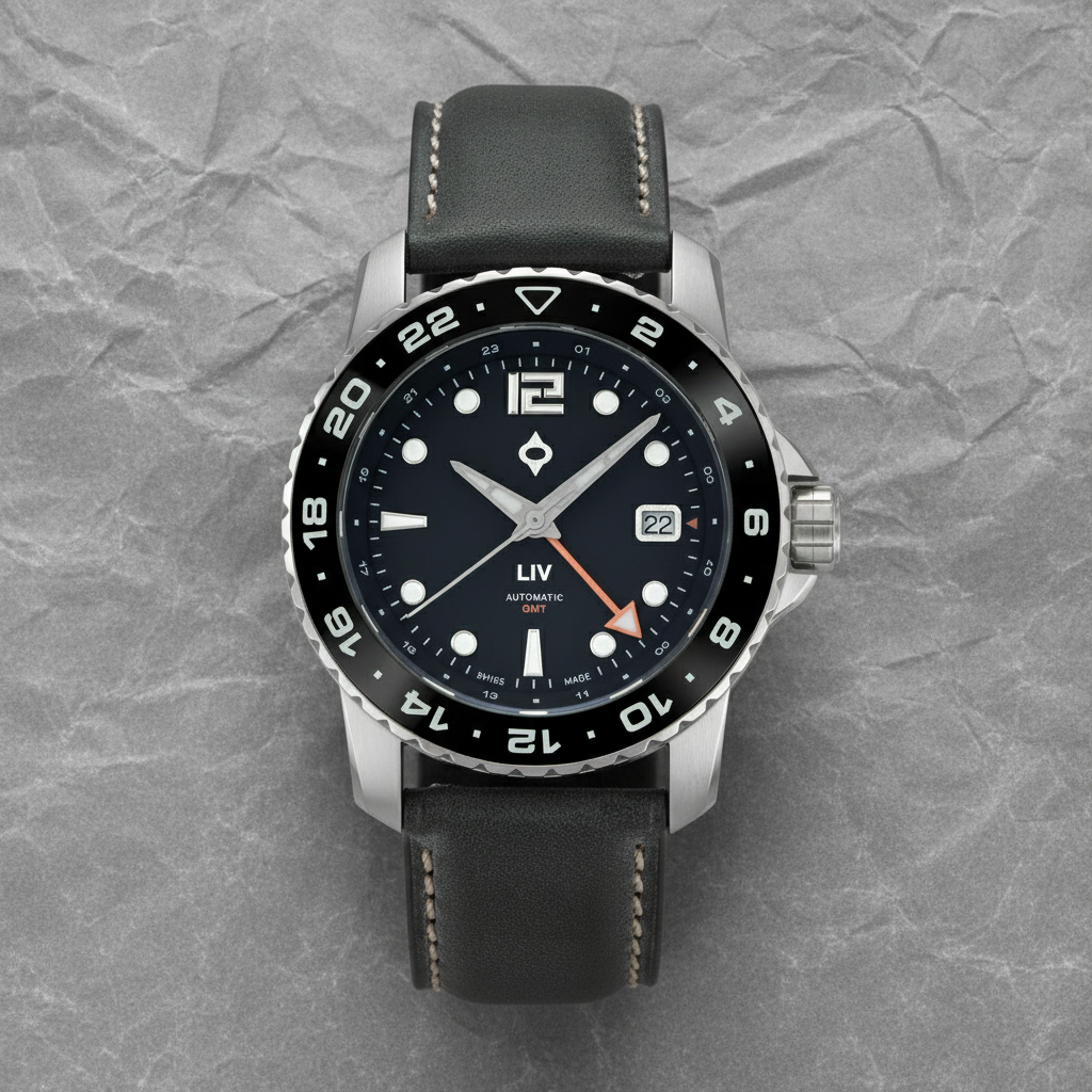 Pre-Loved Trekker GMT Black / Steel – LIV Swiss Watches