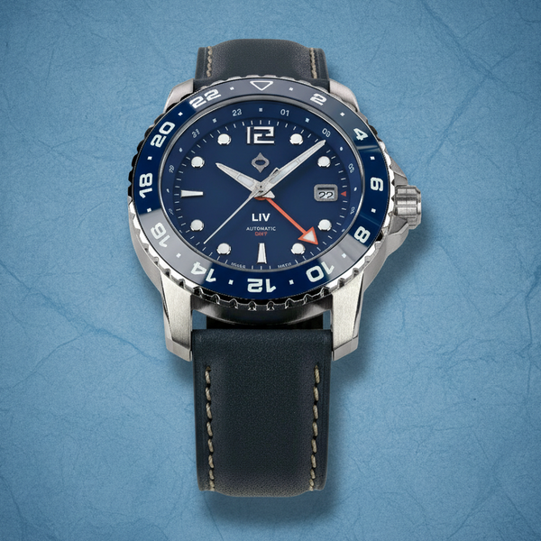 Pre-Loved Trekker GMT Blue / Steel – LIV Swiss Watches