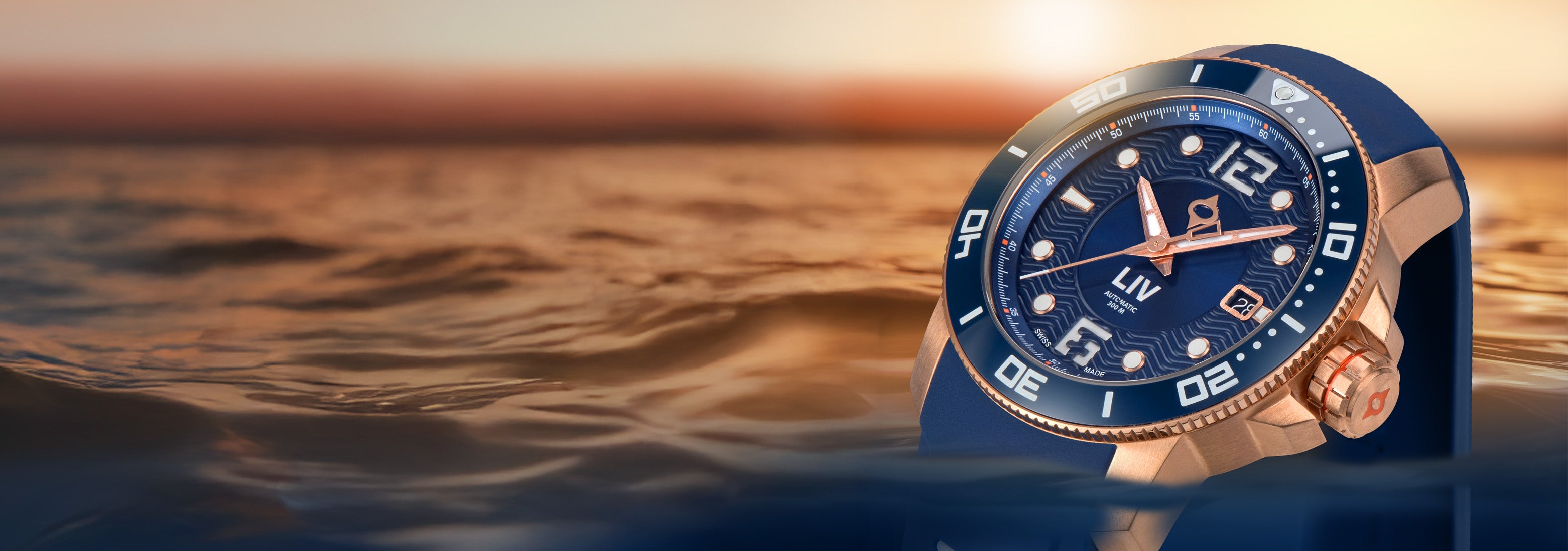 NEW! GX-Diver's 41mm Rose Gold Cobalt – LIV Swiss Watches