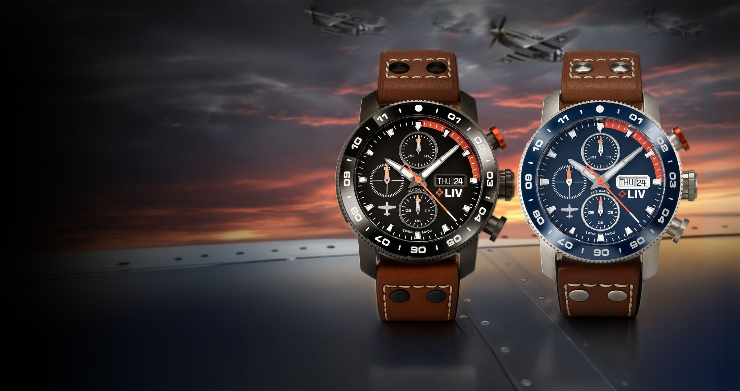 P-51 Big Pilot – LIV Swiss Watches