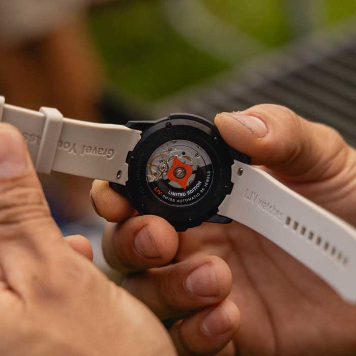 GRAVEL CACTUS GRAY AUTO – LIV Swiss Watches