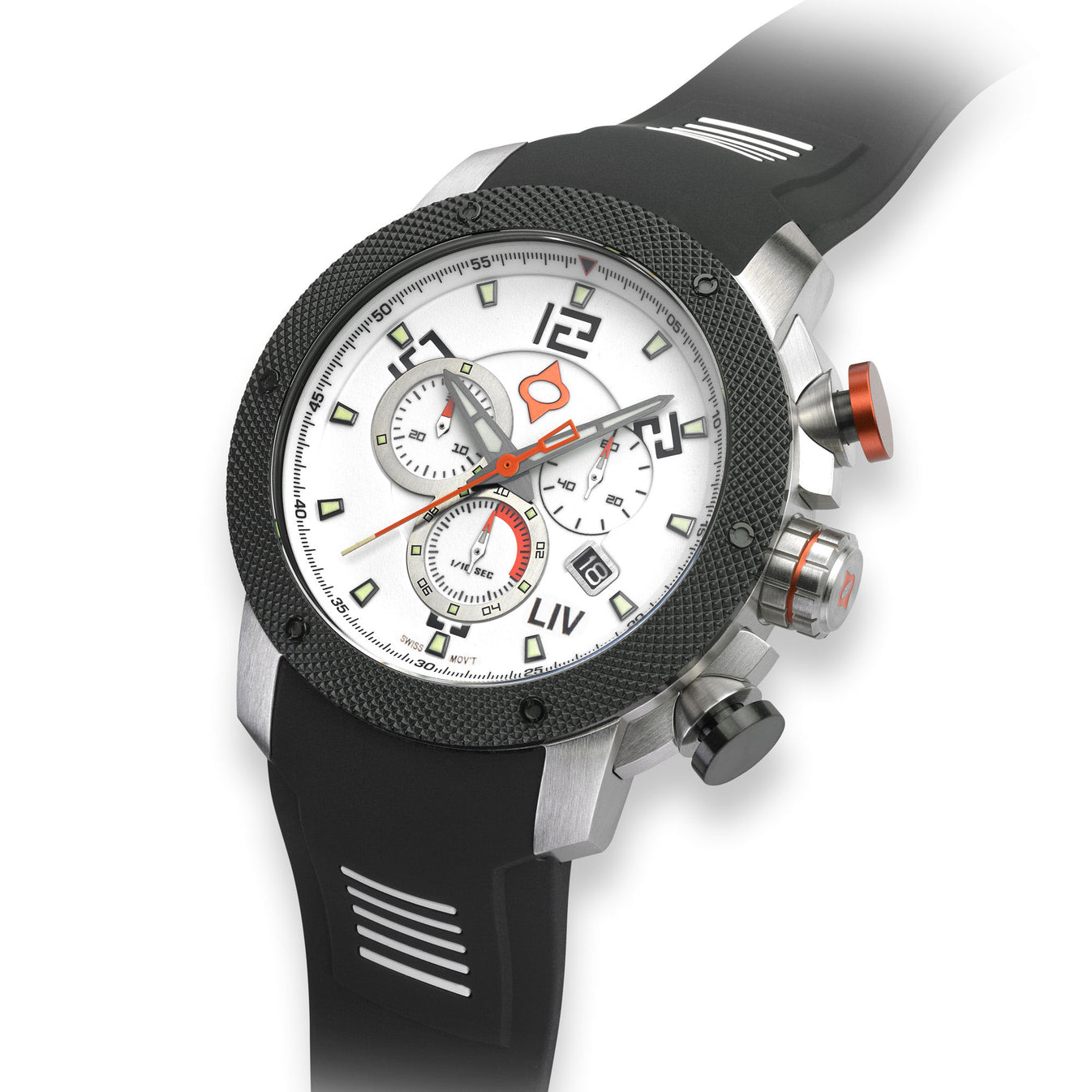 GX1 Dual Lume 1/10th Of a Sec Chrono – LIV Swiss Watches