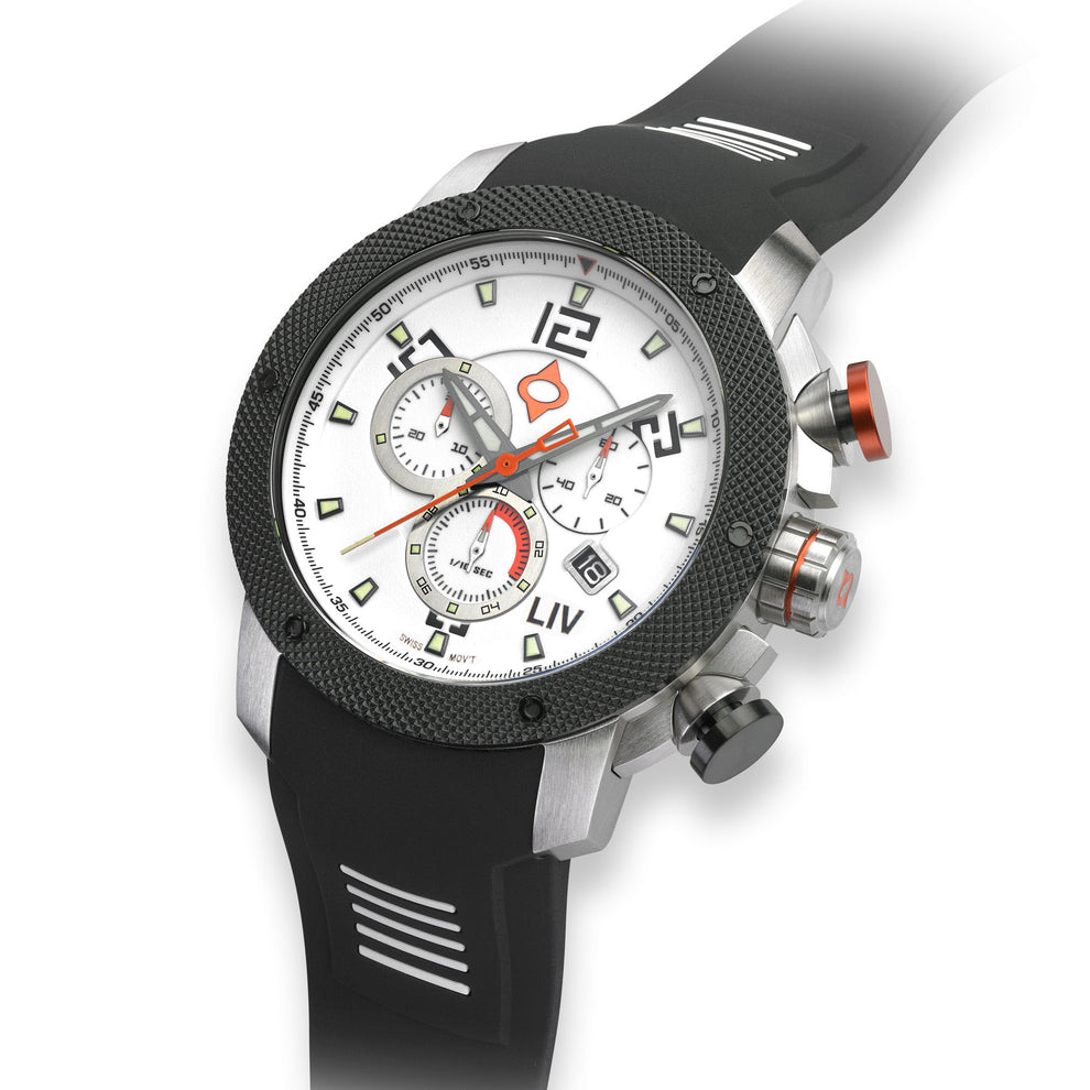 GX1 Dual Lume 1/10th Of a Sec Chrono – LIV Swiss Watches