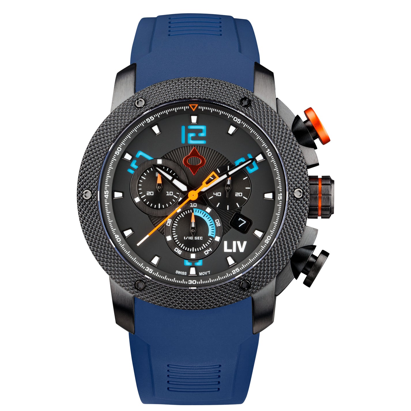 Shop Sky Blue LIV GX1 Swiss Quartz Movement Watch – LIV Swiss Watches