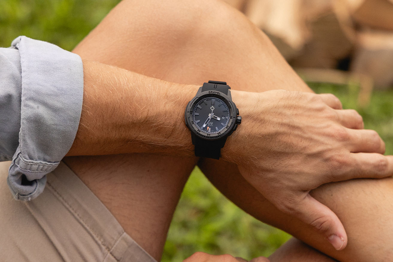 GRAVEL 001 STEALTH – LIV Swiss Watches