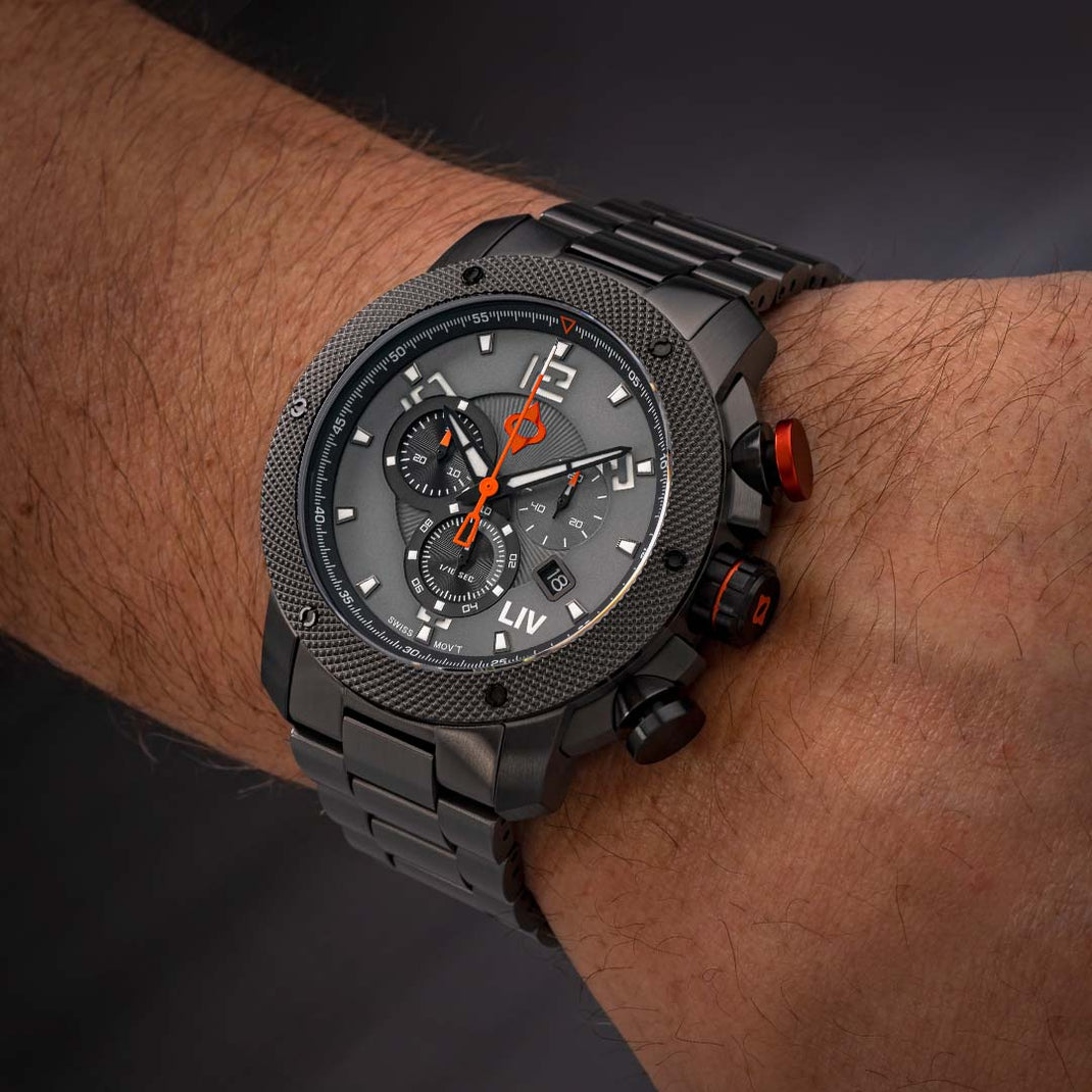 LIV Cool Gray GX1 Swiss Quartz Movement – LIV Swiss Watches