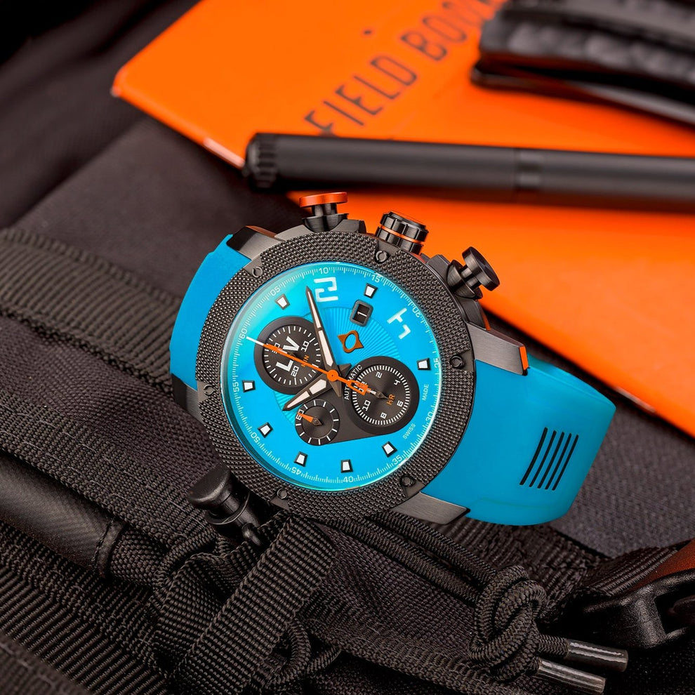 Shop Ocean Blue LIV GX-AC Swiss Made Automatic Watch – LIV Swiss Watches