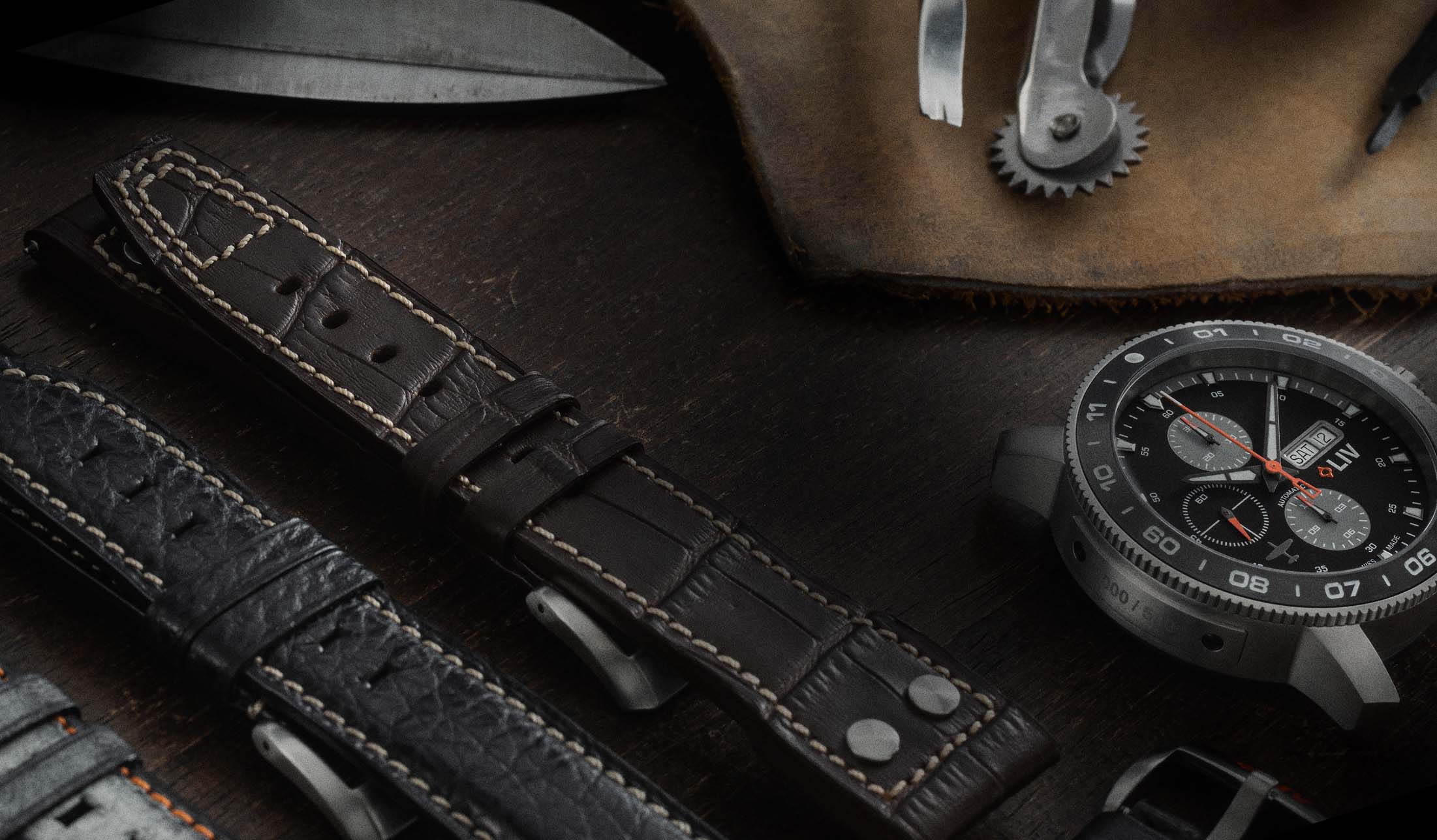Leather Watch Straps | LIV Watches – tagged "french" – LIV Swiss Watches