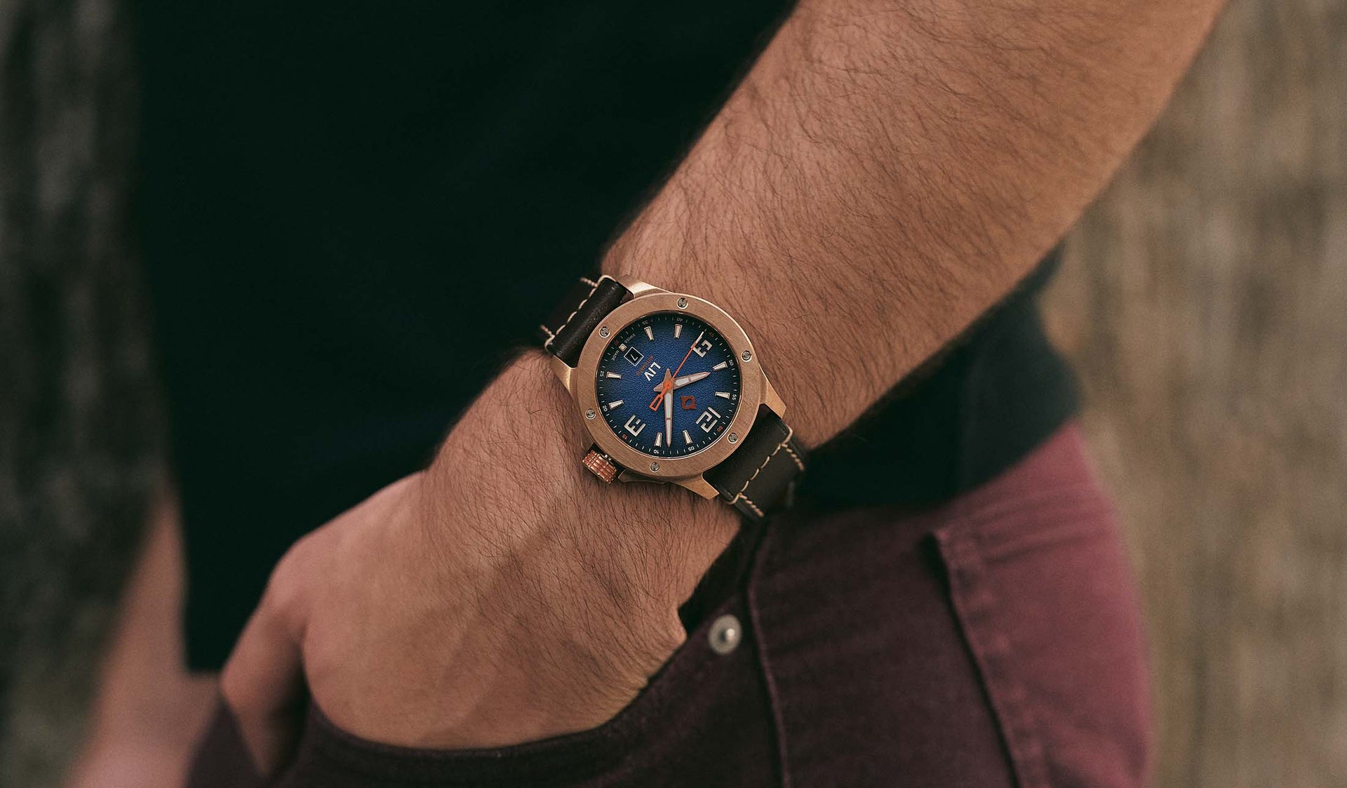 Shop Saturn V Moon Dust Automatic Watch – LIV Swiss Watches