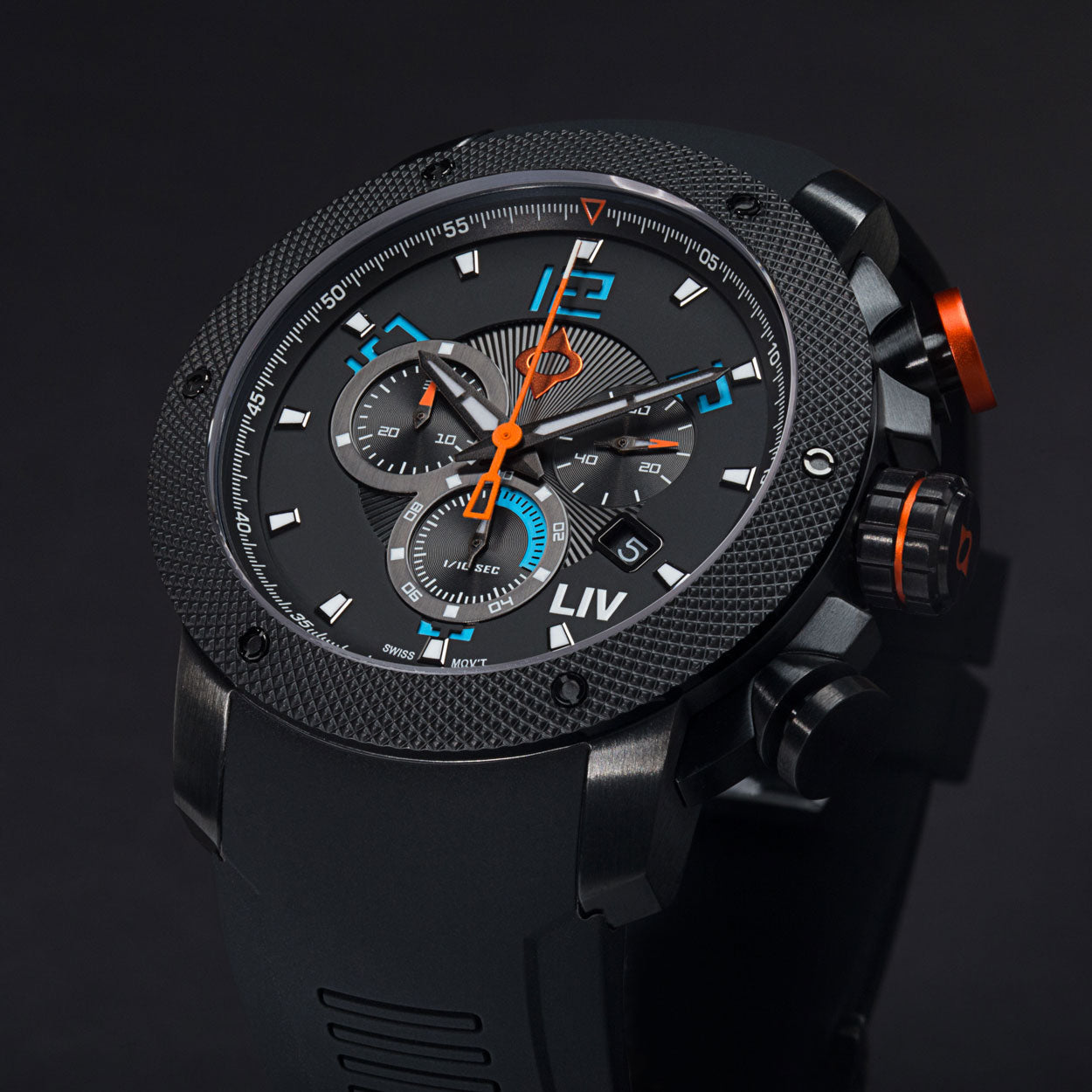 Shop Sky Blue LIV GX1 Swiss Quartz Movement Watch – LIV Swiss Watches