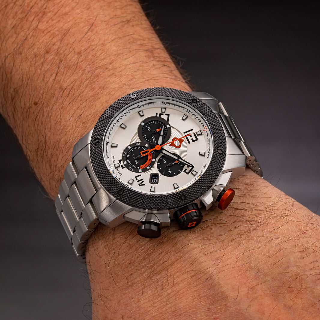 Shop Swiss-Made GX1 Quartz Chronograph – LIV Swiss Watches