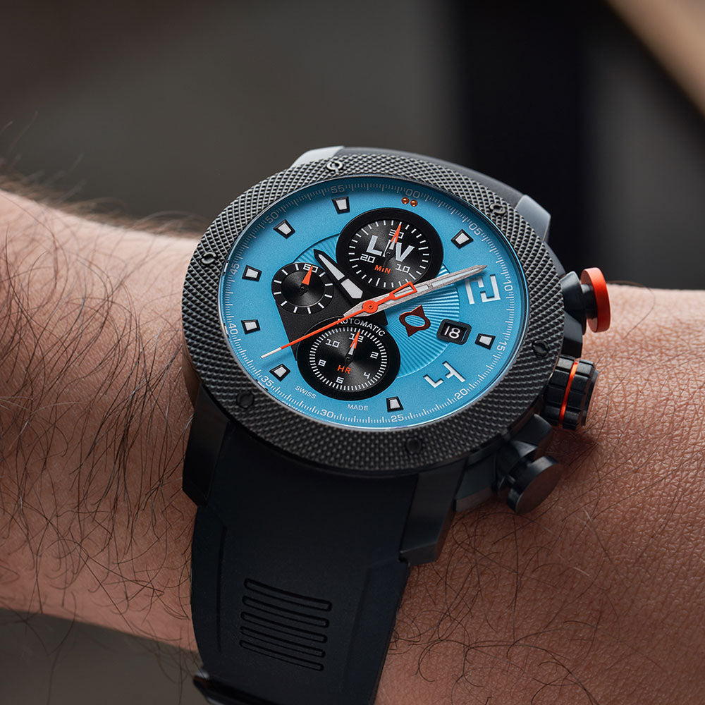 Shop Ocean Blue LIV GX-AC Swiss Made Automatic Watch – LIV Swiss Watches