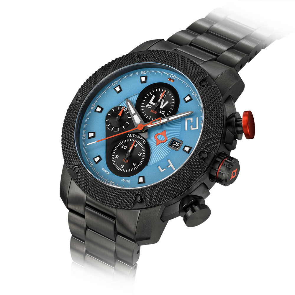 Shop Ocean Blue LIV GX-AC Swiss Made Automatic Watch – LIV Swiss Watches