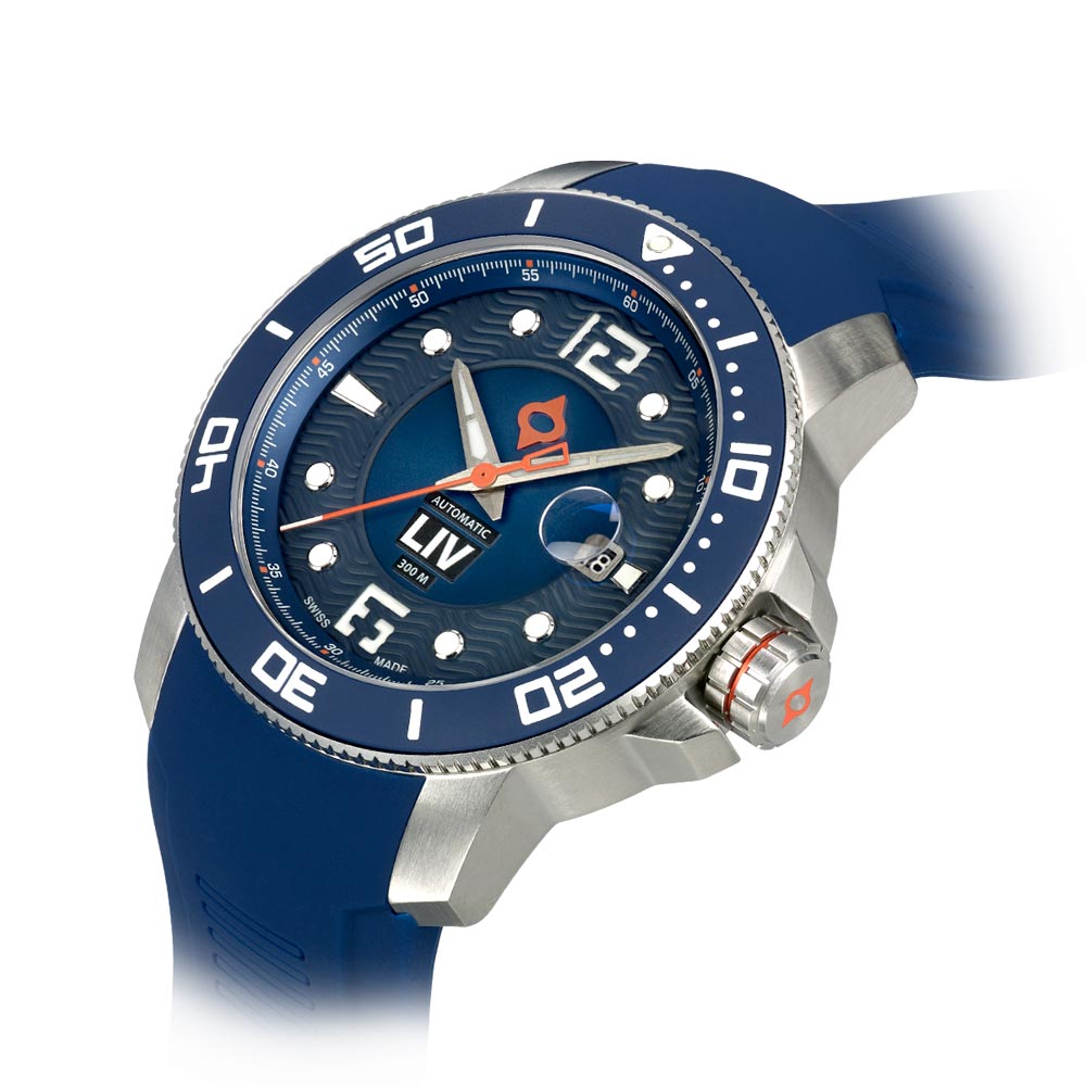 Shop Steel Cobalt GX-Diver's 44mm Swiss Made Auto Watch – LIV Swiss Watches