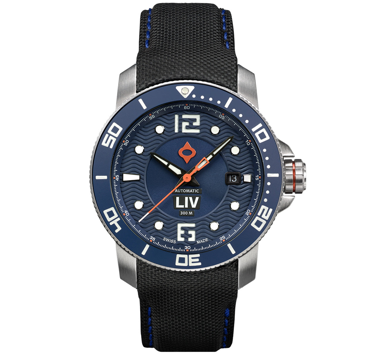 Shop LIV GX-Diver's 41mm Steel Cobalt Swiss Auto Watch – LIV Swiss Watches