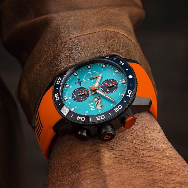 P-51 CRIPES A' MIGHTY Swiss Made Automatic Chronograph Watch – LIV ...