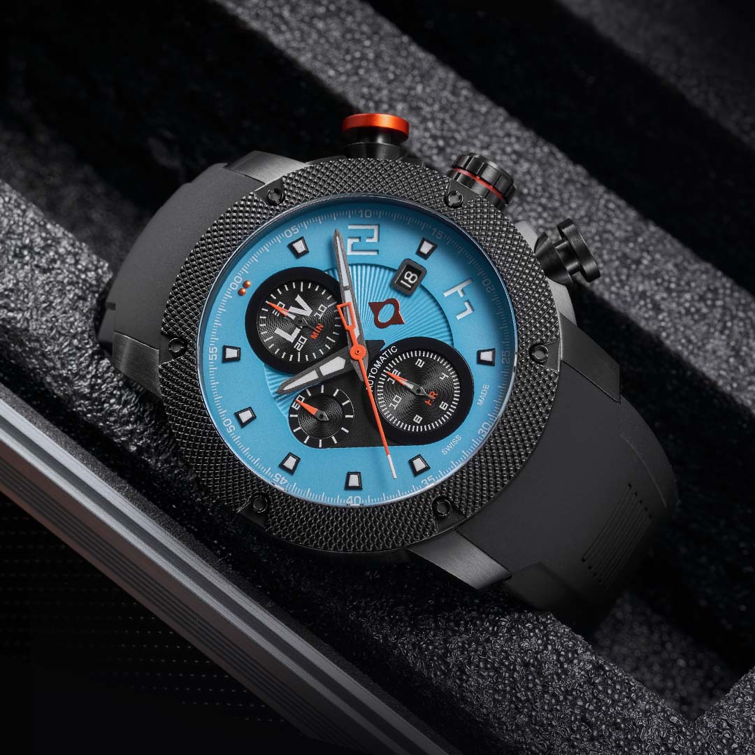 Shop Ocean Blue LIV GX-AC Swiss Made Automatic Watch – LIV Swiss Watches